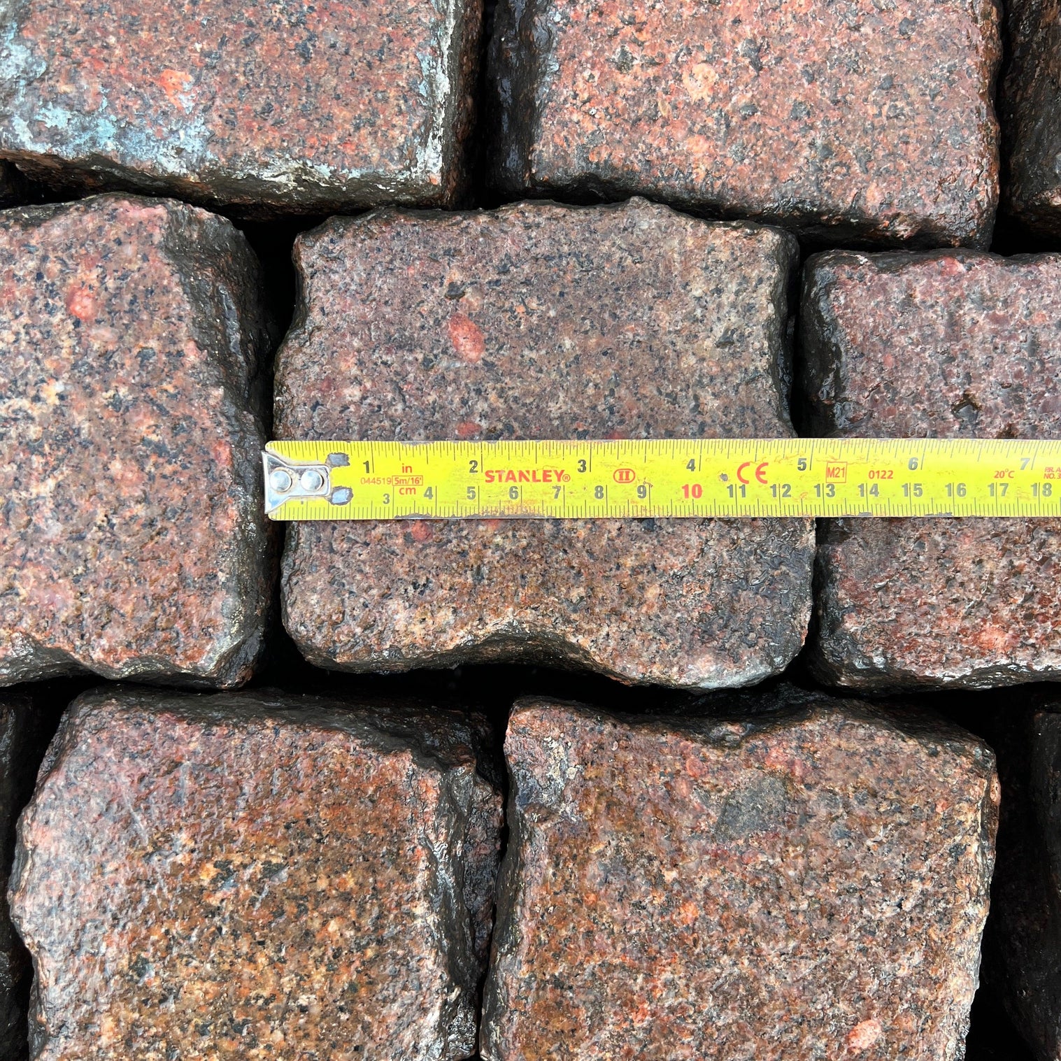 Reclaimed Pink Granite Cobble Cubes | Garden Patio | Driveway ...