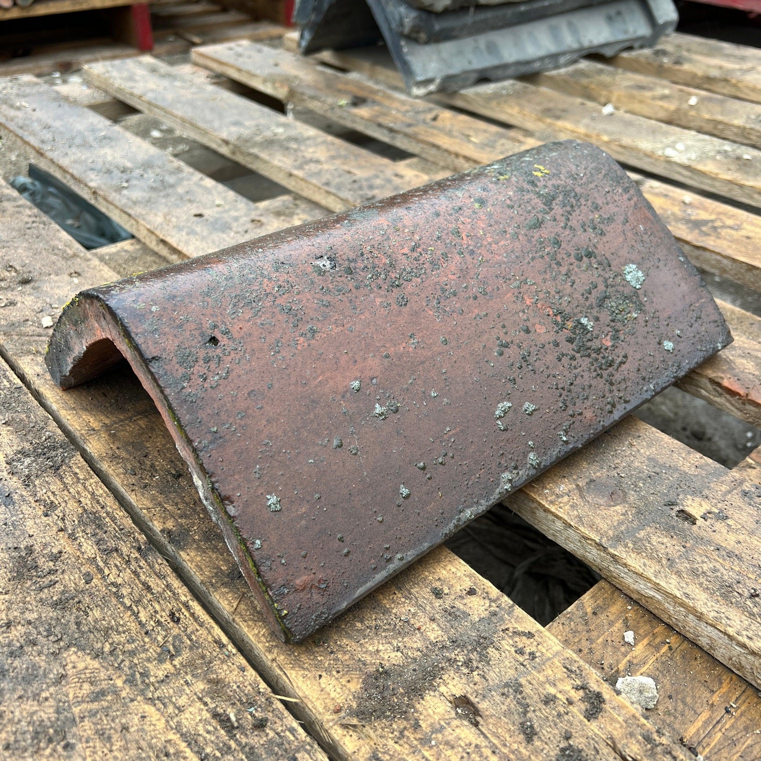 Reclaimed Red Clay Roof Ridge Tile | Roof Tiles | Roofing Supplies ...