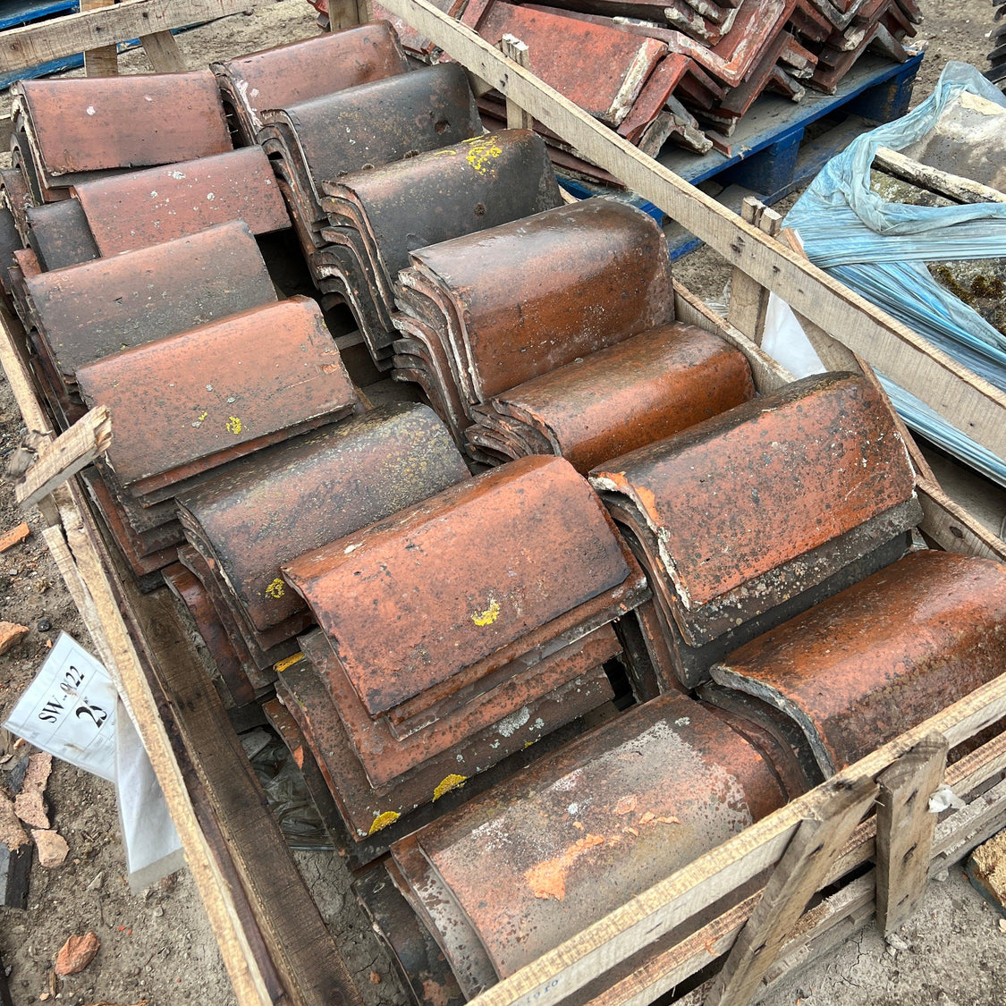 Reclaimed Red Clay Roof Ridge Tile | Roof Tiles | Roofing Supplies ...