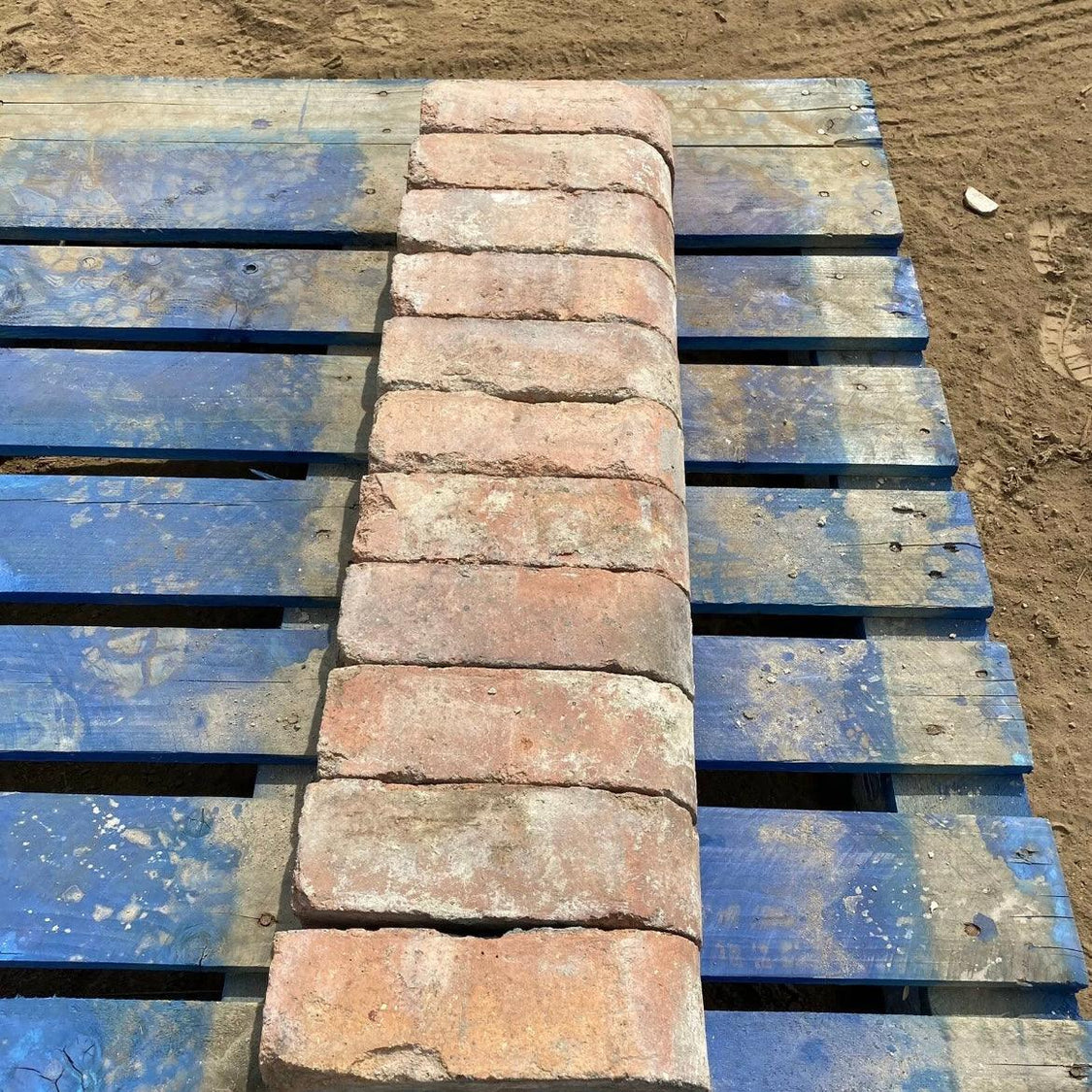 Reclaimed Red Single Bullnose Bricks | Imperial Sized – Reclaimed Brick ...