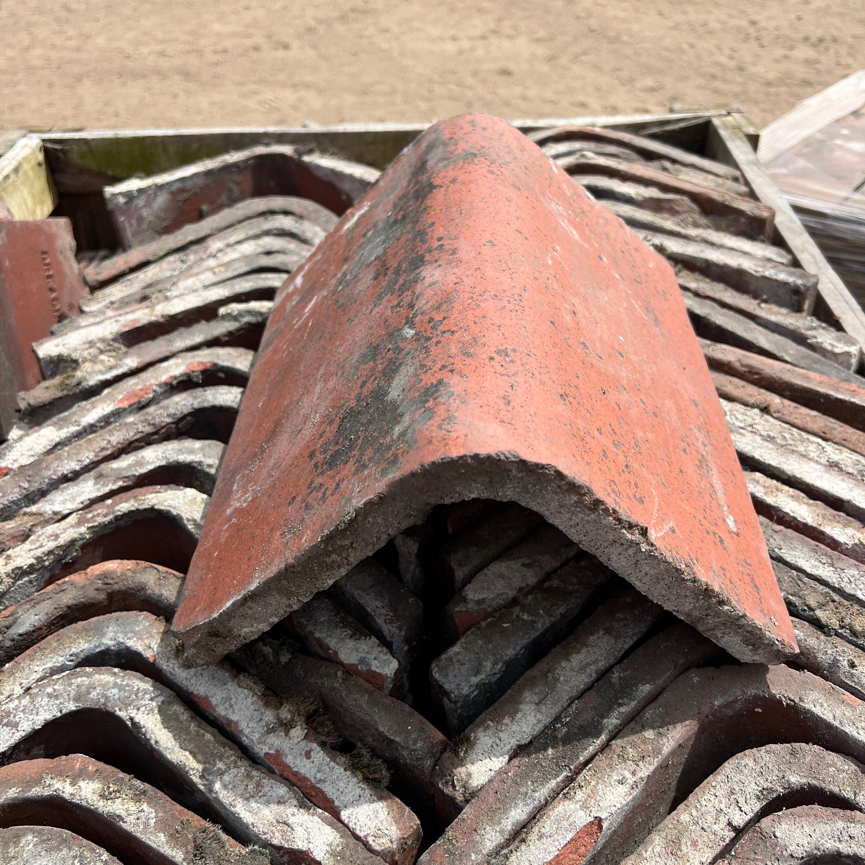 Reclaimed Red Triangle Ridge Roof Tile | Triangle Roof Tiles ...