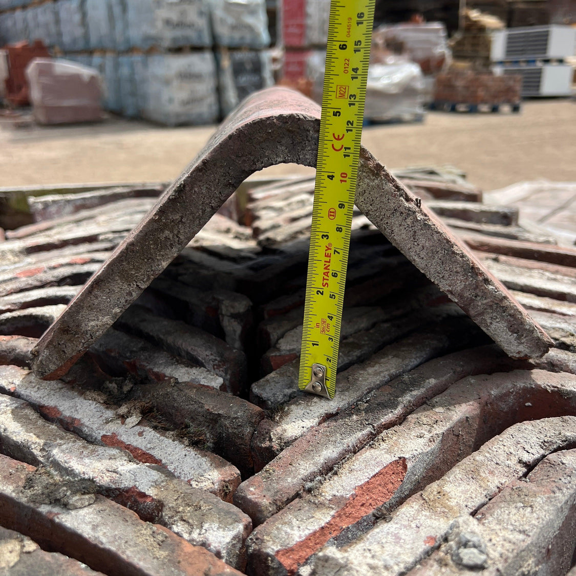 Reclaimed Red Triangle Ridge Roof Tile | Triangle Roof Tiles ...