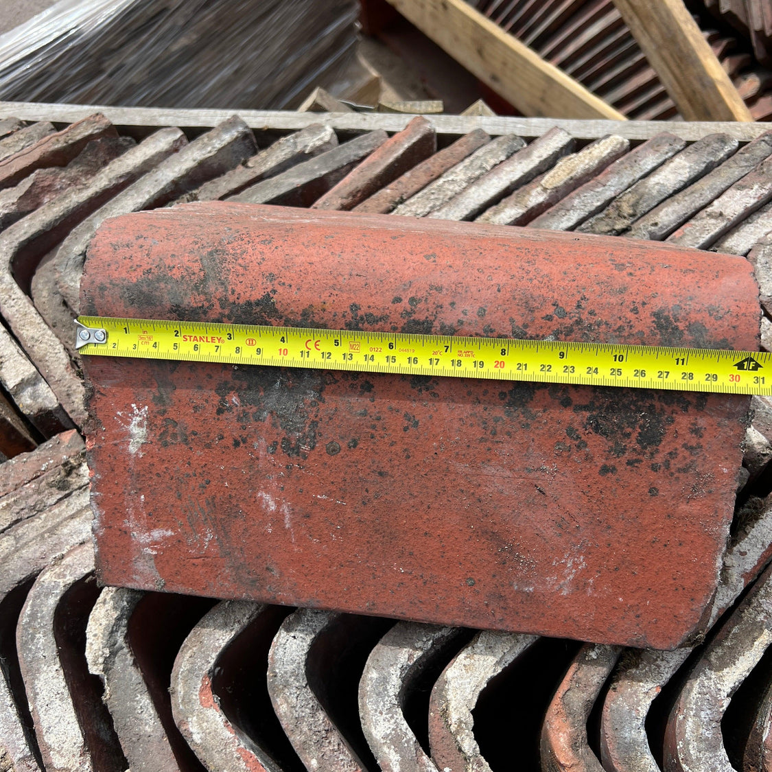 Reclaimed Red Triangle Ridge Roof Tile | Triangle Roof Tiles ...