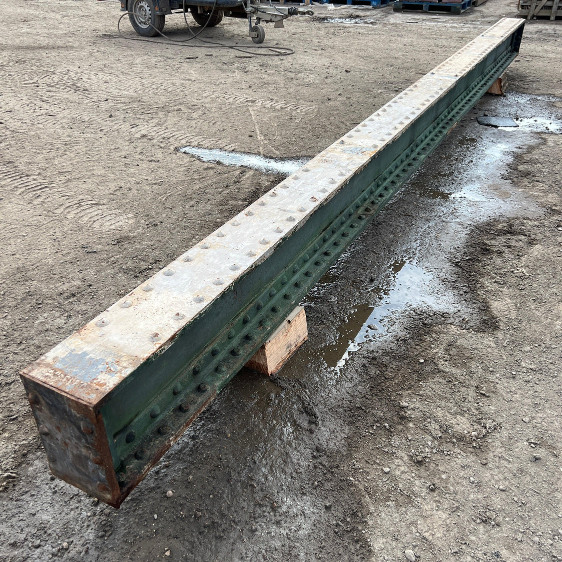 Reclaimed Riveted 1860’s Steel Beam - 6400cm – Reclaimed Brick Company