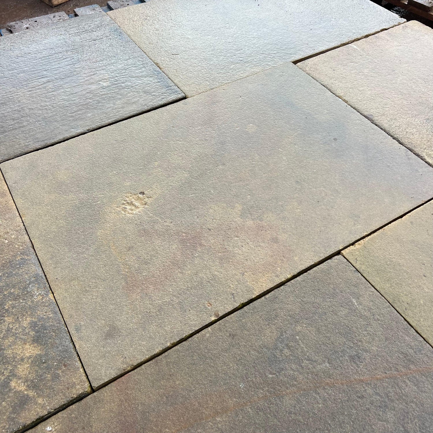 Reclaimed Yorkshire Stone Paving Flag Stones – Reclaimed Brick Company
