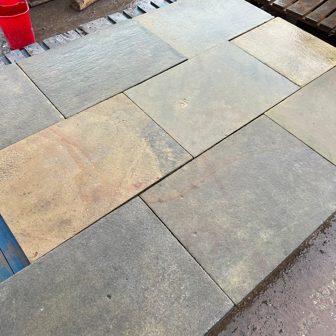 Reclaimed Sawn Yorkshire Sand Stone Paving Flag Stones – Reclaimed ...