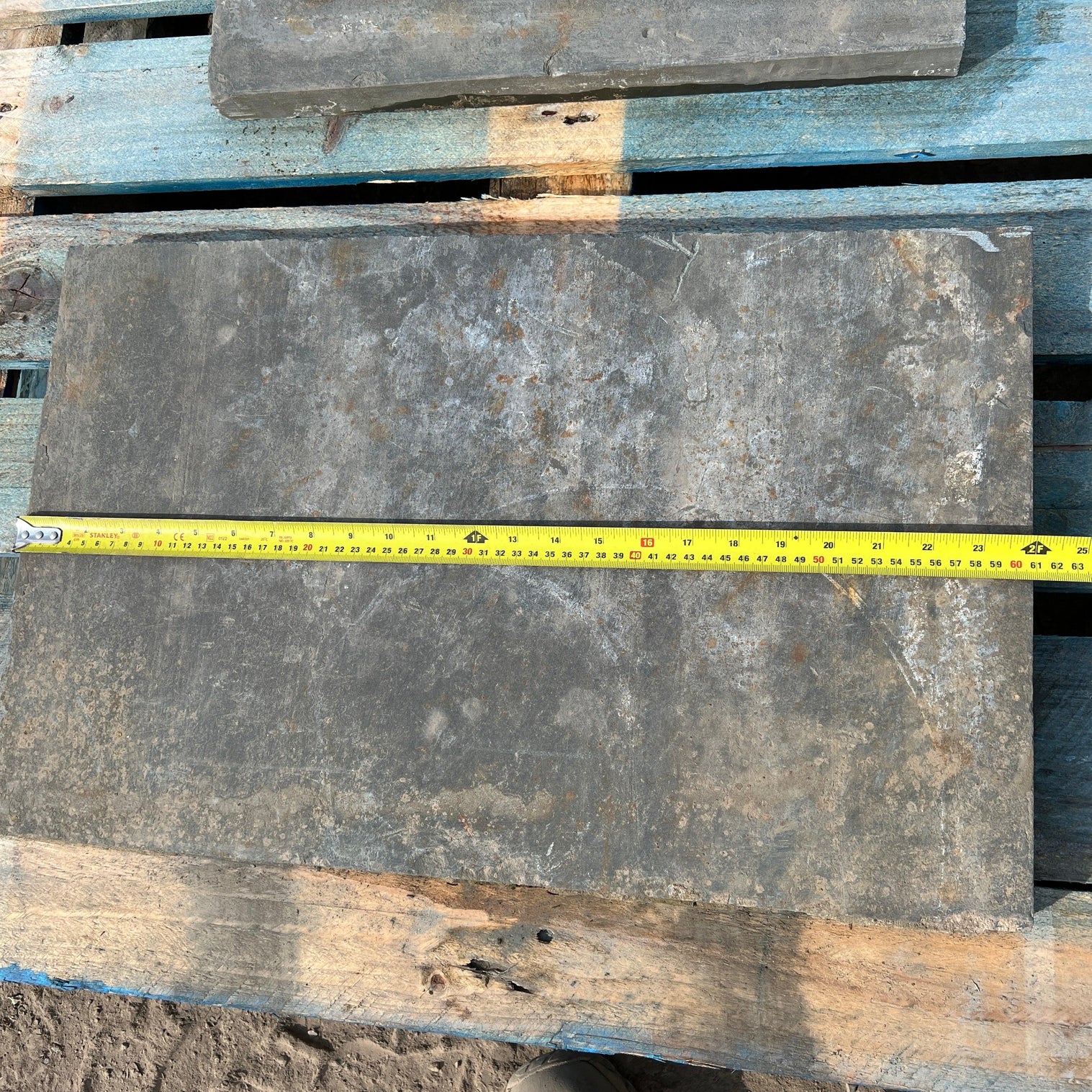 Reclaimed Slate Slab | Size 61cm x 38cm x 4cm – Reclaimed Brick Company