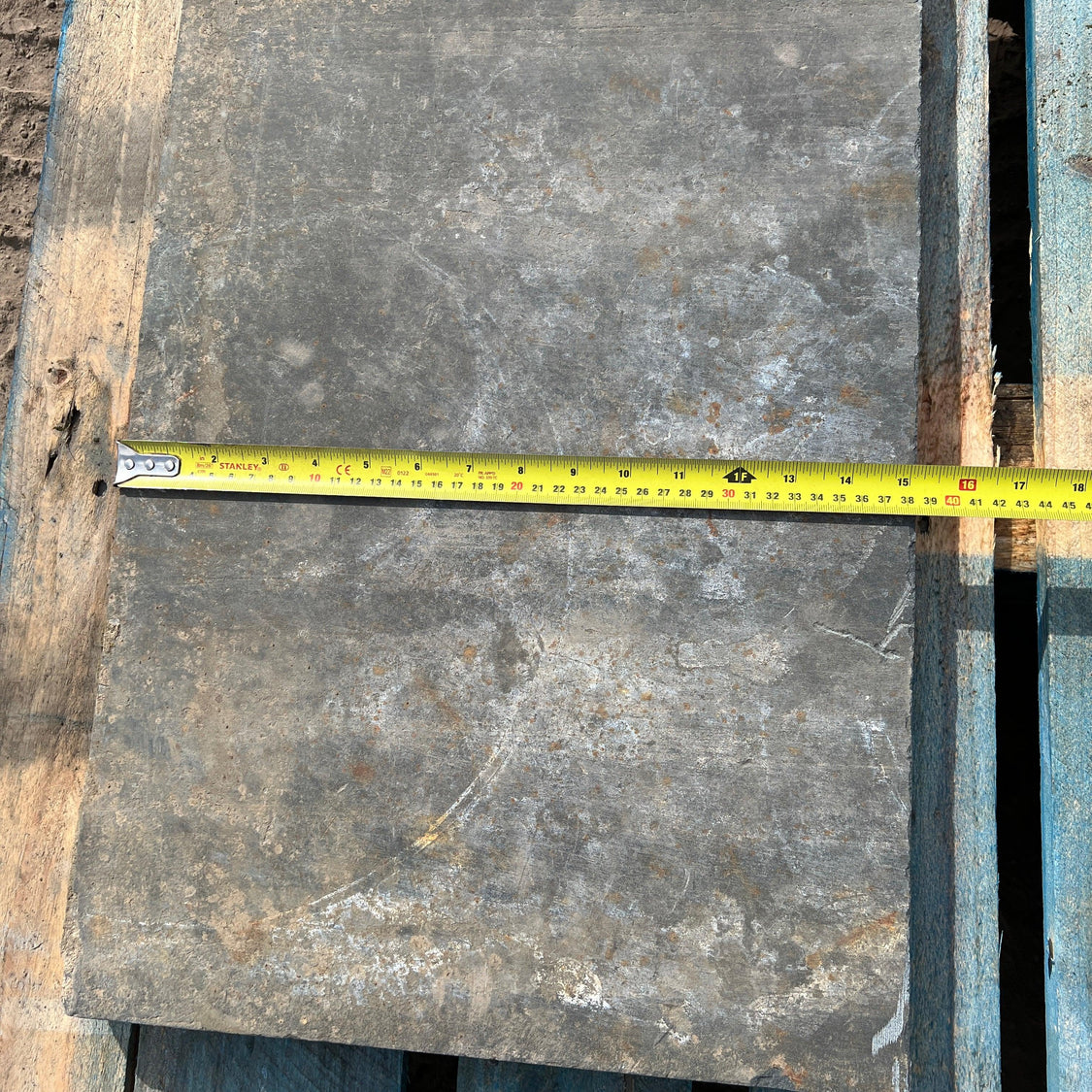 Reclaimed Slate Slab | Size 61cm x 38cm x 4cm – Reclaimed Brick Company