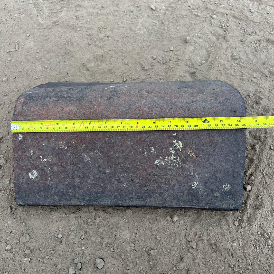 Reclaimed Staffordshire Brindle Blue Hogback Clay Ridge Roof Tile ...