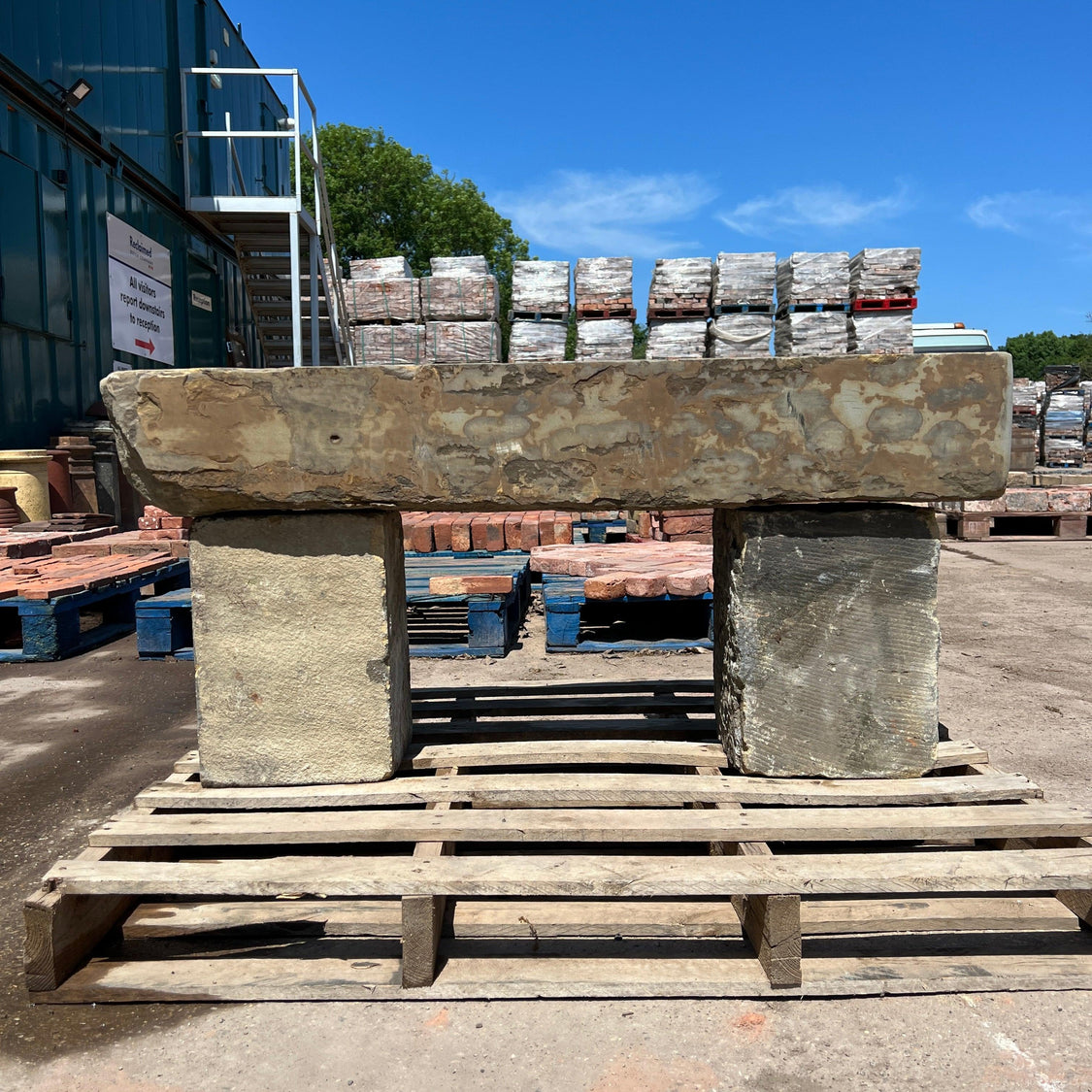 Reclaimed Stone Bench Seat – Reclaimed Brick Company