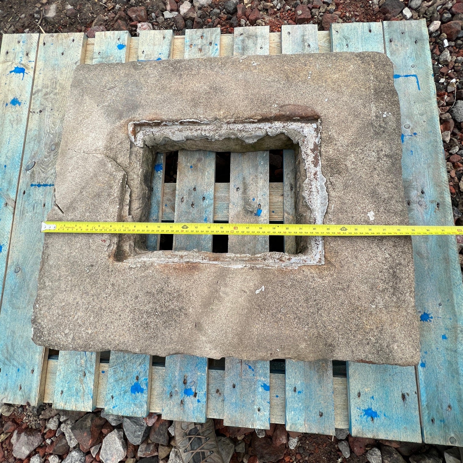 Reclaimed Stone Drain Gulley Surround – Reclaimed Brick Company
