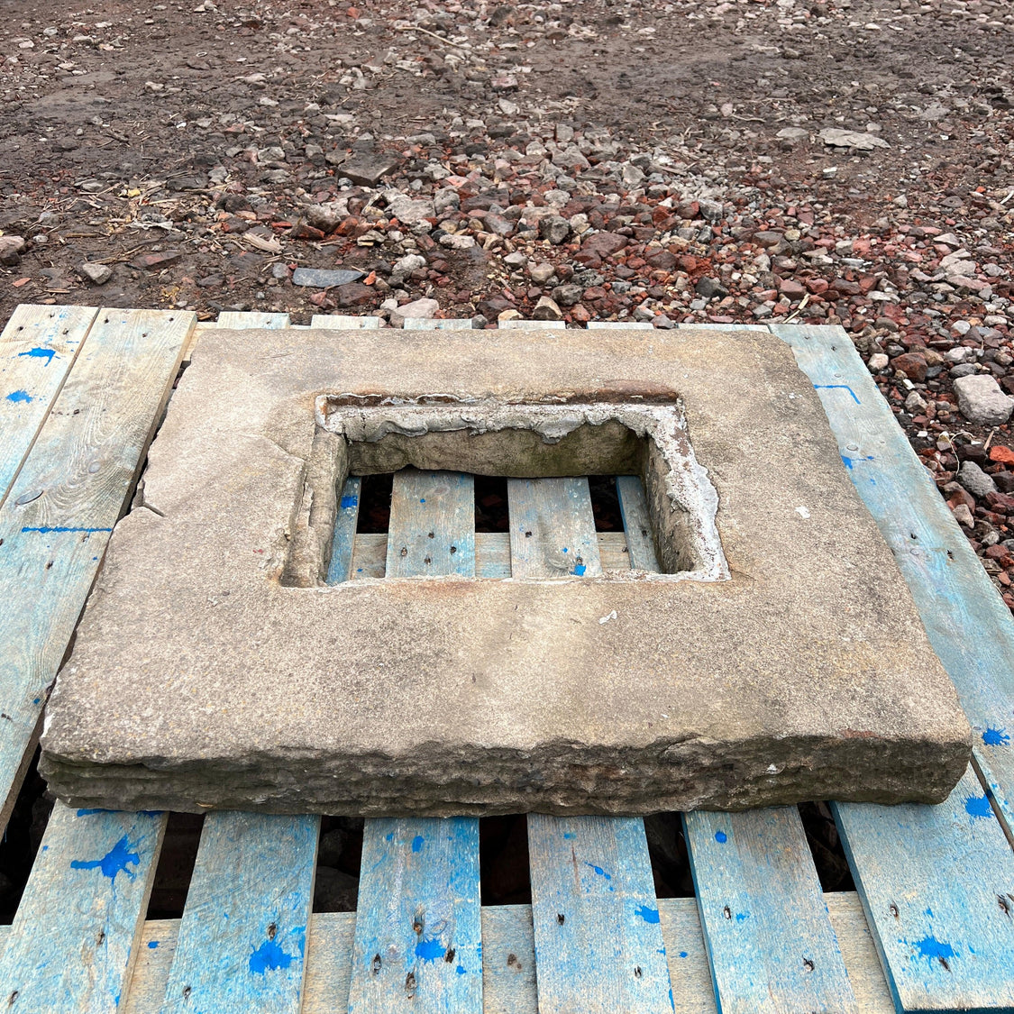 Reclaimed Stone Drain Gulley Surround – Reclaimed Brick Company