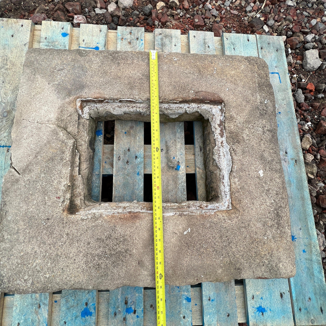 Reclaimed Stone Drain Gulley Surround – Reclaimed Brick Company
