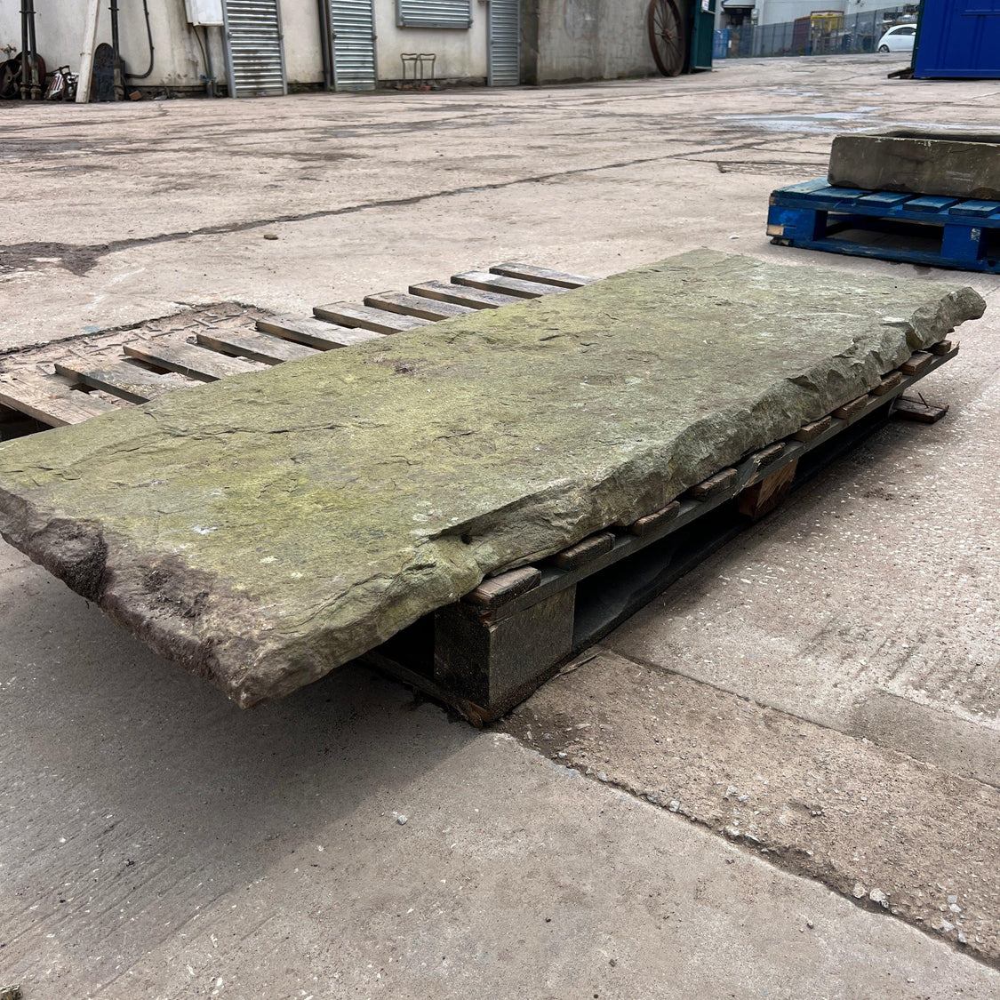 Reclaimed Stone Fire Place Hearth | Stone Slab | Stone Step – Reclaimed ...