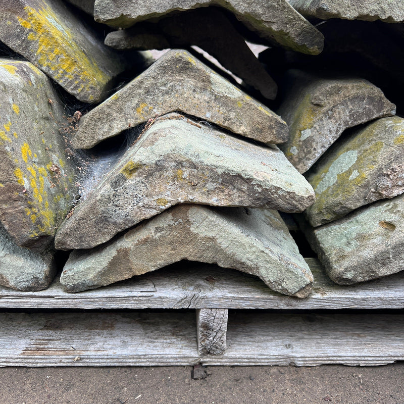 Reclaimed Stone Roof Ridge Tiles – Reclaimed Brick Company