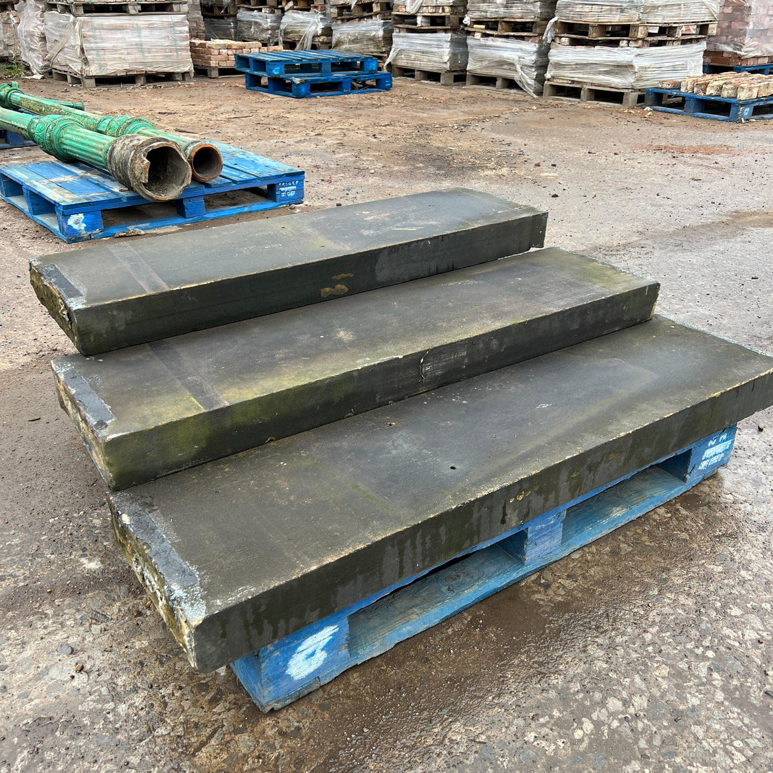 Reclaimed Stone Steps | Set of 3 – Reclaimed Brick Company