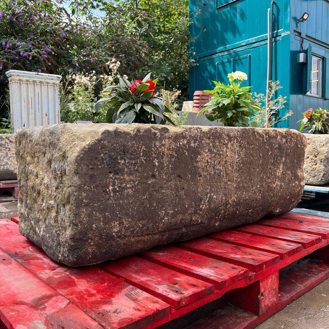 Reclaimed Stone Trough / Planter - No.12 – Reclaimed Brick Company