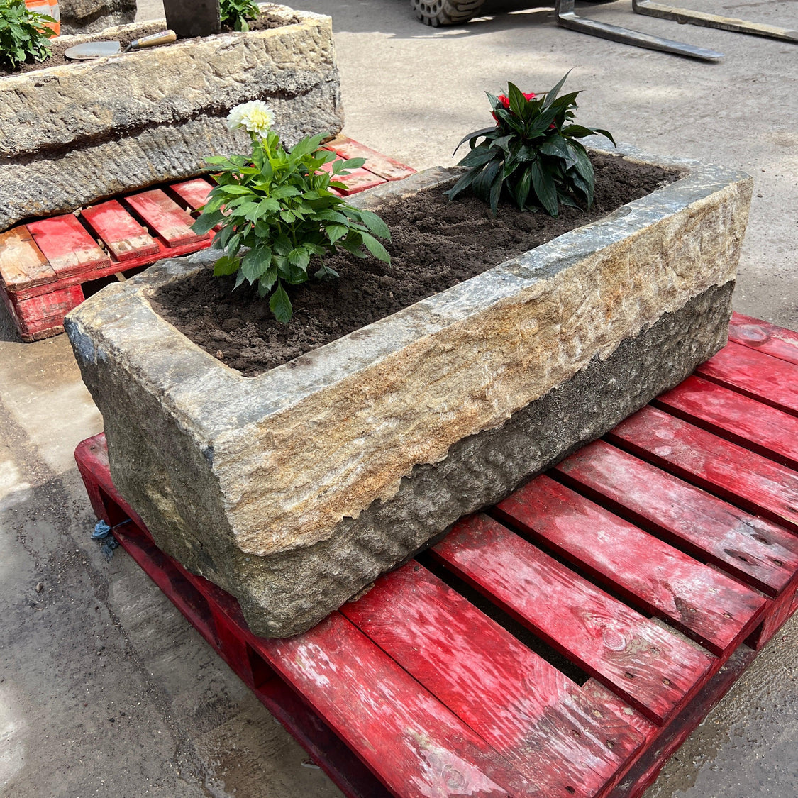 Reclaimed Stone Trough / Planter - No.12 – Reclaimed Brick Company