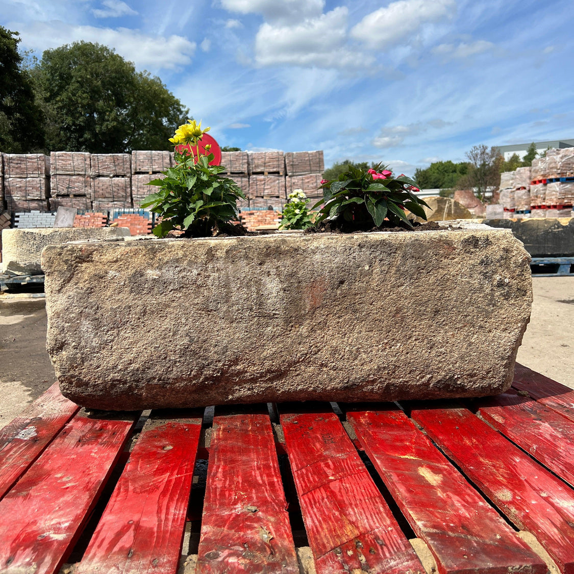 Reclaimed Stone Trough / Planter - No.14 – Reclaimed Brick Company