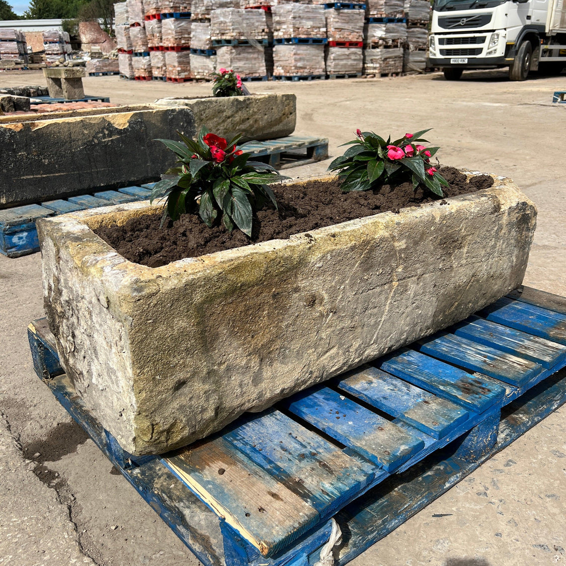 Reclaimed Stone Trough / Planter - No.16 – Reclaimed Brick Company