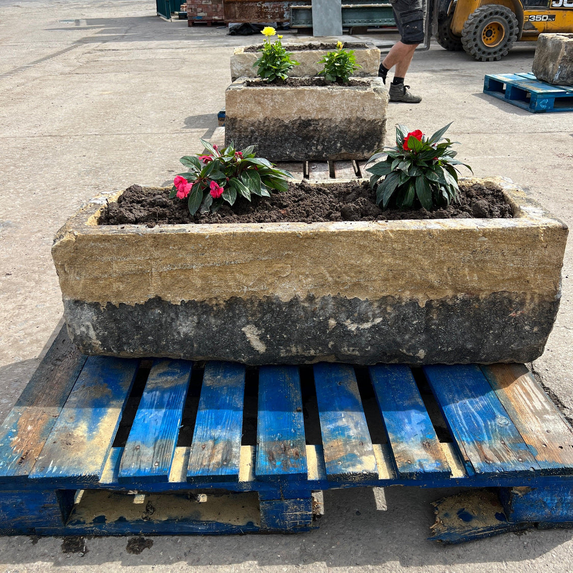 Reclaimed Stone Trough / Planter - No.16 – Reclaimed Brick Company