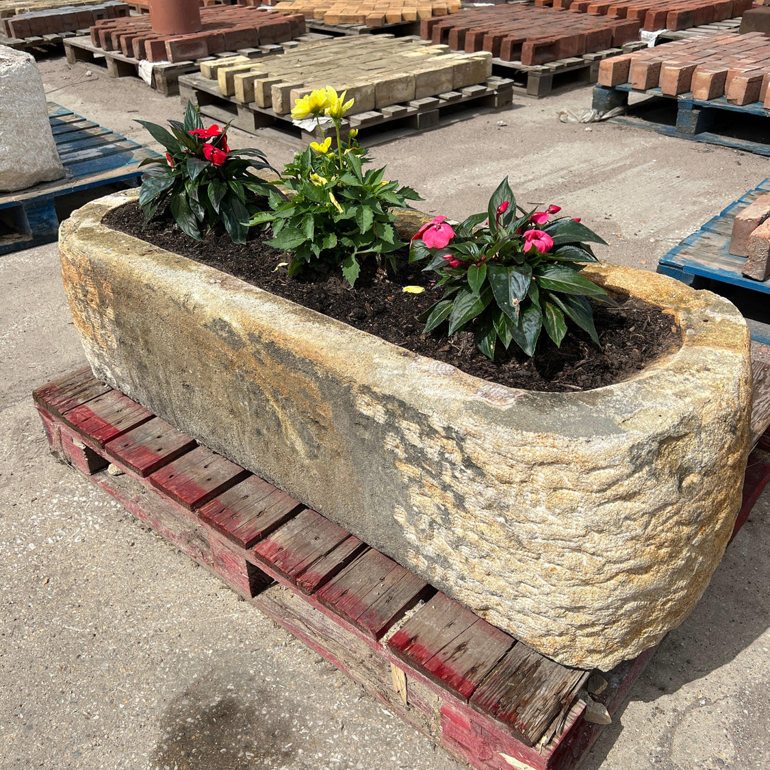 Reclaimed Stone Trough / Planter - No. 3 – Reclaimed Brick Company