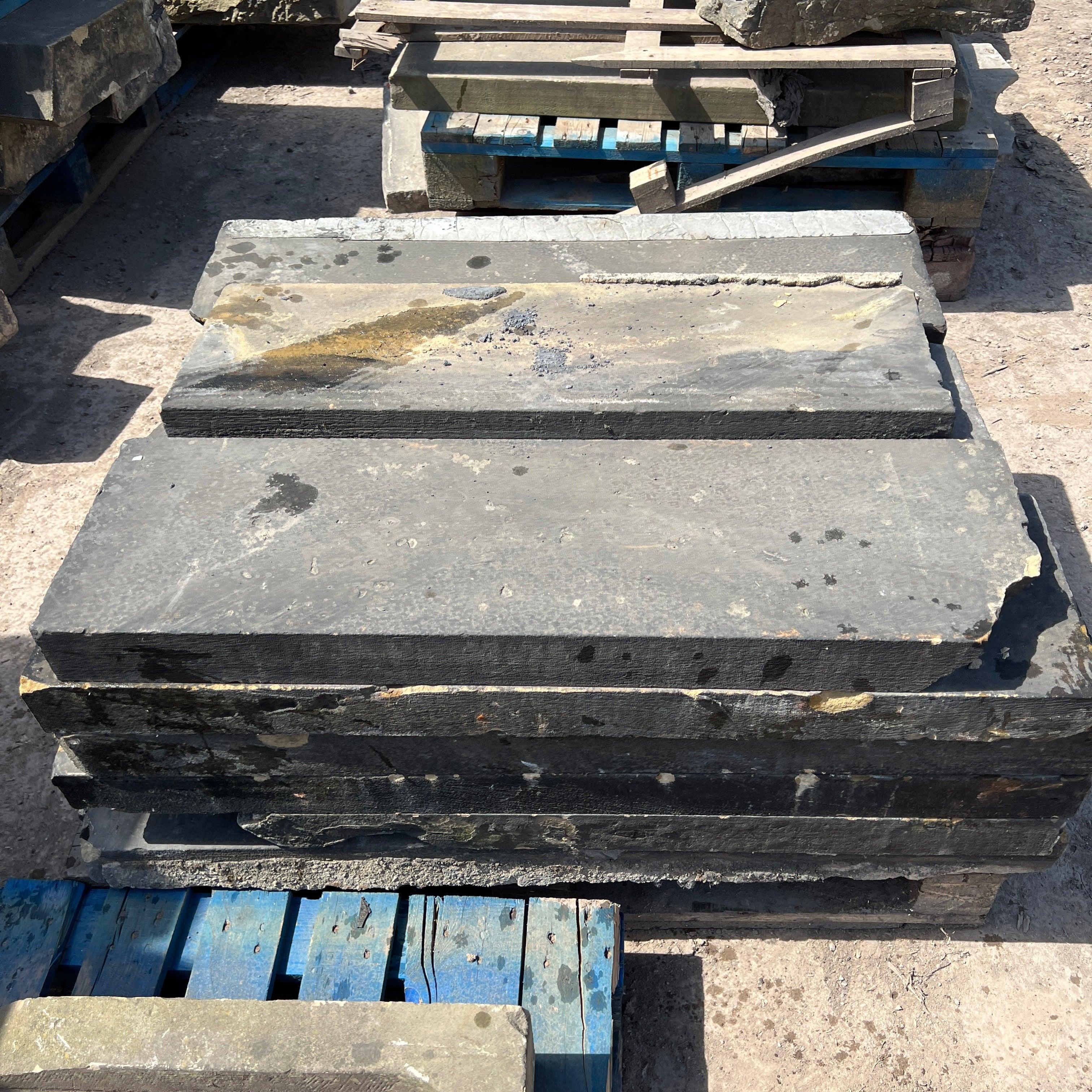 Reclaimed Stone Wall Coping - Job Lot | Stone Coping | Wall Copings ...