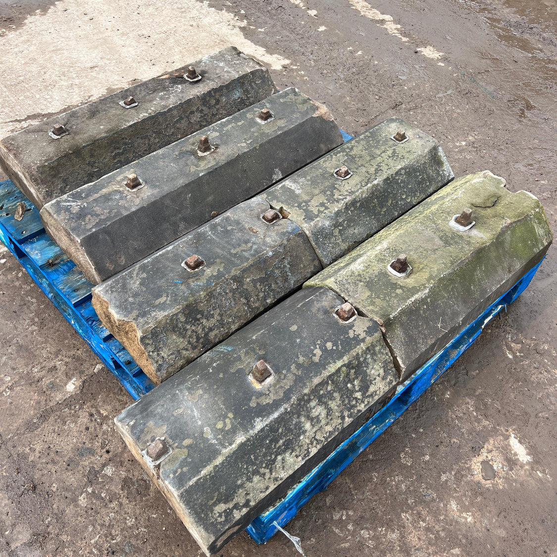 Reclaimed Stone Wall Coping - Job Lot | Stone Coping | Wall Copings ...