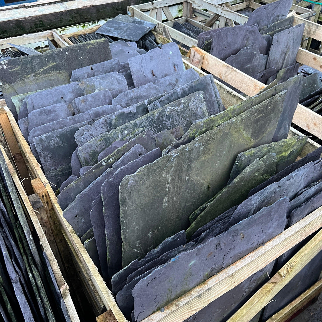 Reclaimed Tonner Welsh Slate - Job Lot | Roofing Supplies | Roof Slate ...