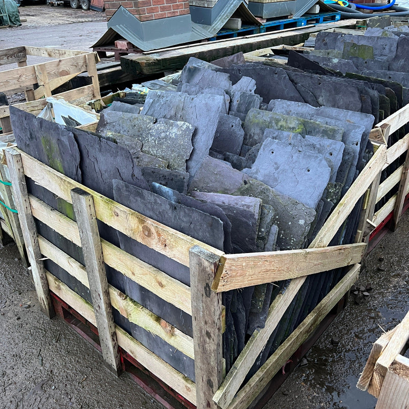 Reclaimed Tonner Welsh Slate - Job Lot | Roofing Supplies | Roof Slate ...