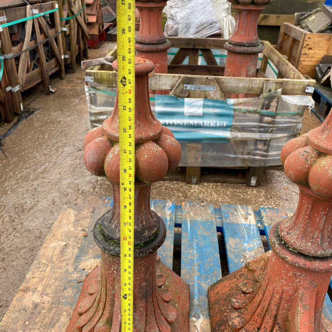 Reclaimed Victorian Clay Spike Finial (Set of 3) – Reclaimed Brick Company