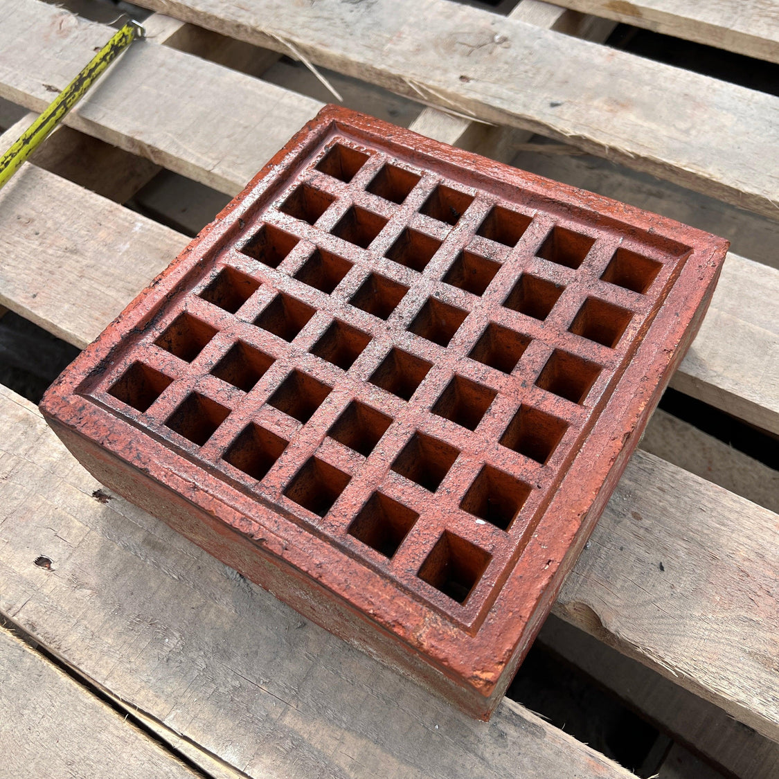 Reclaimed Victorian Imperial Red Clay Double Air Brick Vent – Reclaimed ...