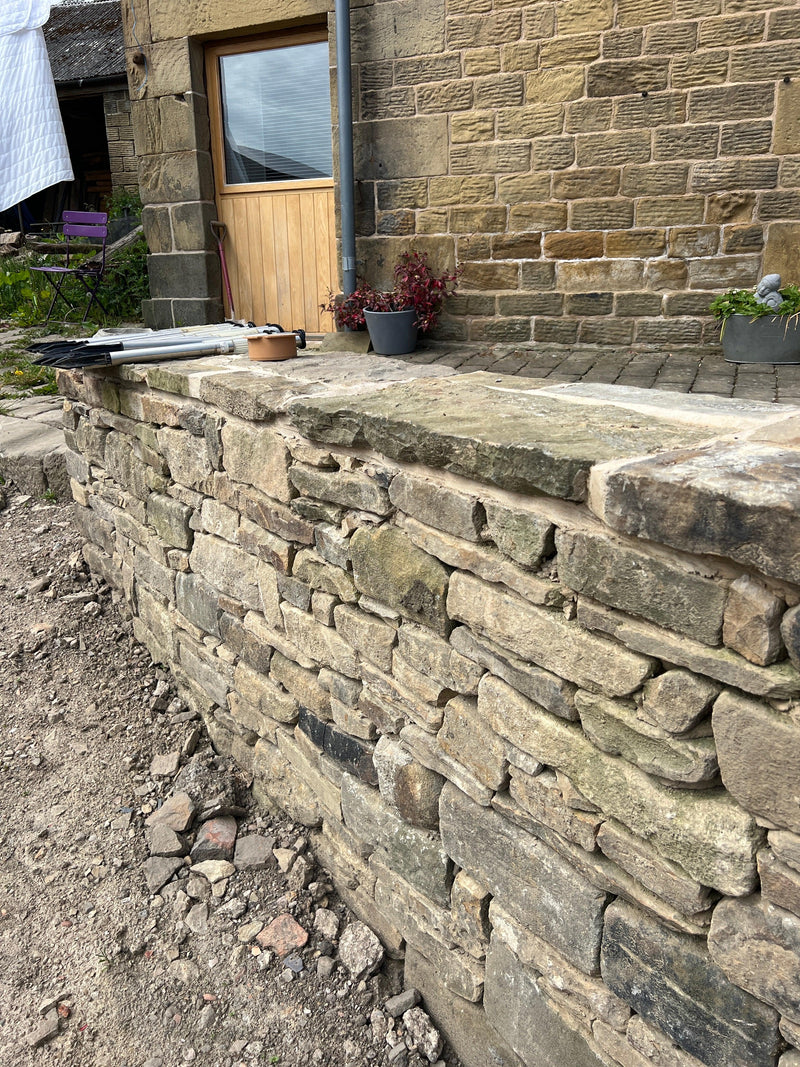 Reclaimed Yorkstone Drystone Walling Stone in Bulk Bags – Reclaimed ...