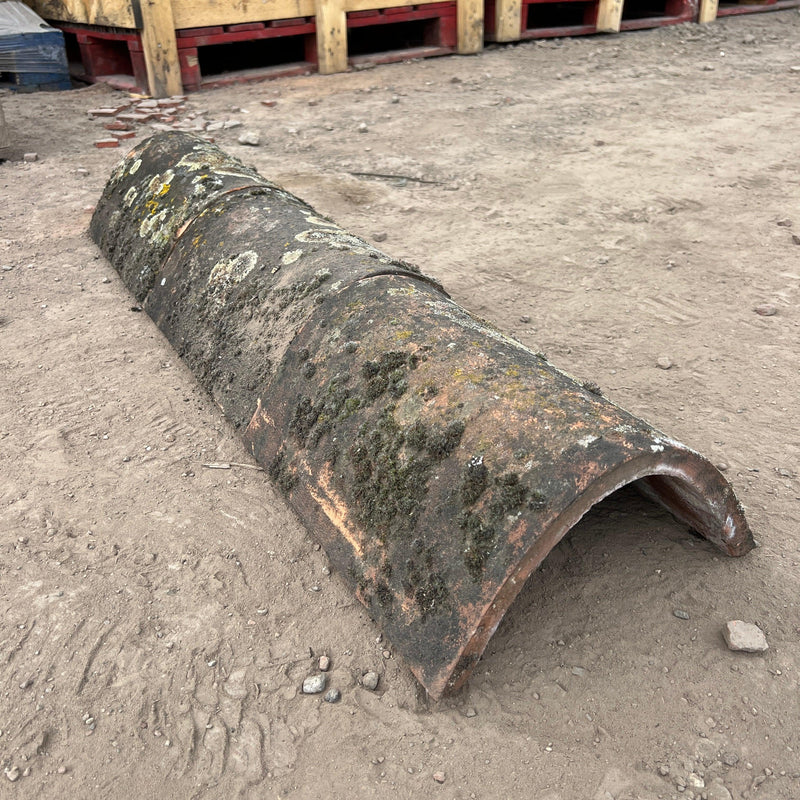 Reclaimed Weathered Hogback Clay Ridge Roof Tile | Roofing Supplies ...