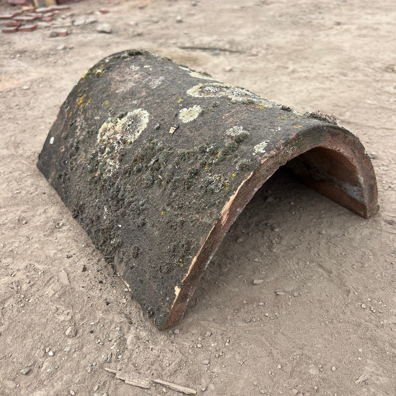 Reclaimed Weathered Hogback Clay Ridge Roof Tile | Roofing Supplies ...