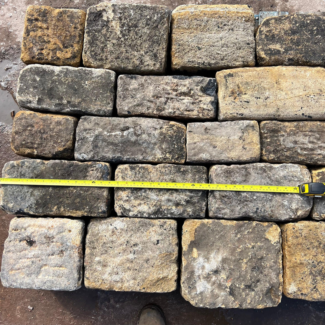 Reclaimed Weathered Punch Face Building Stone – Reclaimed Brick Company