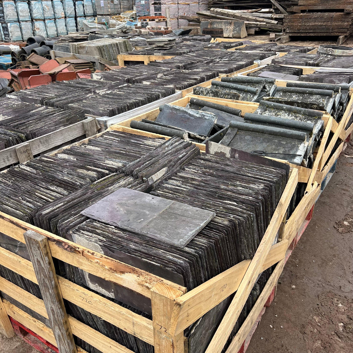 Reclaimed Welsh Blue 18” x 10” Slates | Reclaim Slate – Reclaimed Brick ...