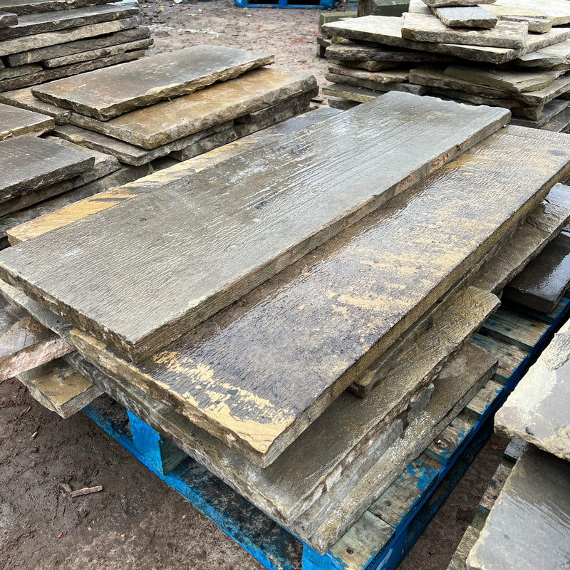 Reclaimed York Stone Paving Flag Stone – Reclaimed Brick Company