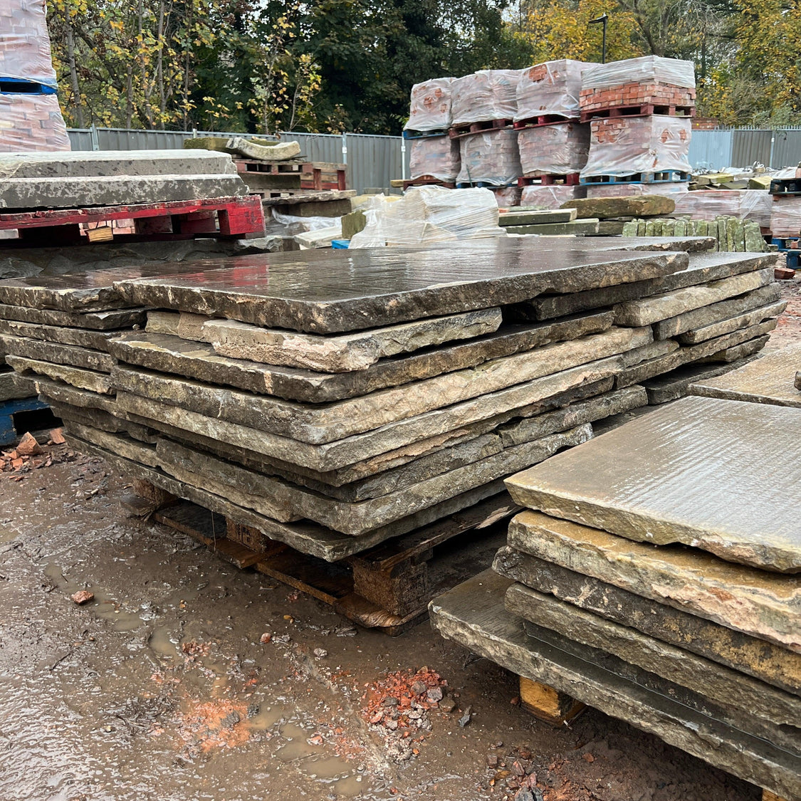 Reclaimed York Stone Paving Flag Stone – Reclaimed Brick Company