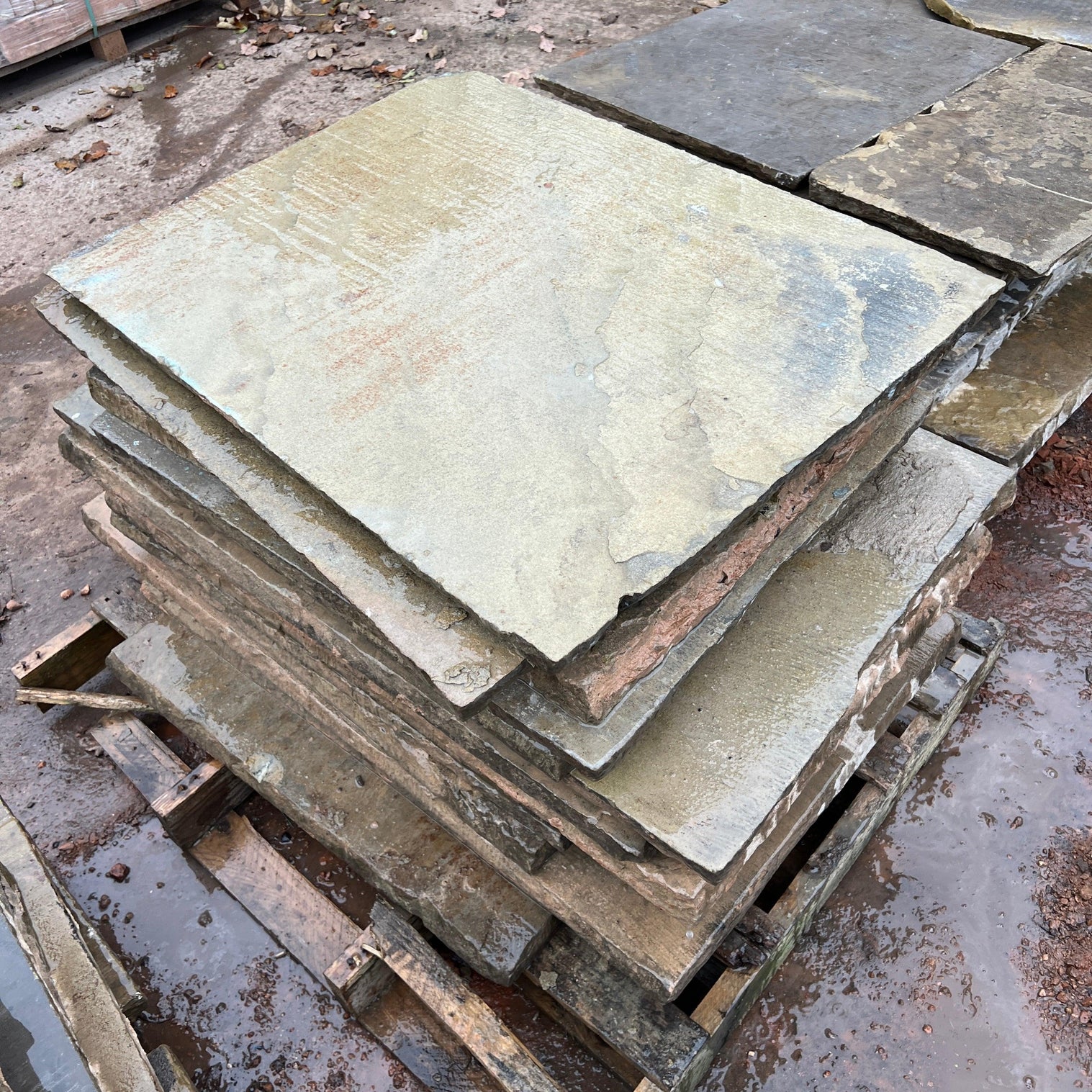 Reclaimed York Stone Paving Flag Stone – Reclaimed Brick Company
