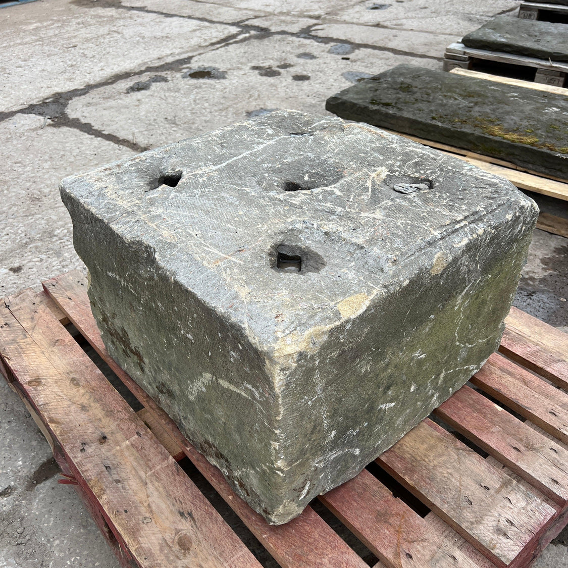Reclaimed York Stone Statue Plinth | York Stone | Reclaim Stone ...