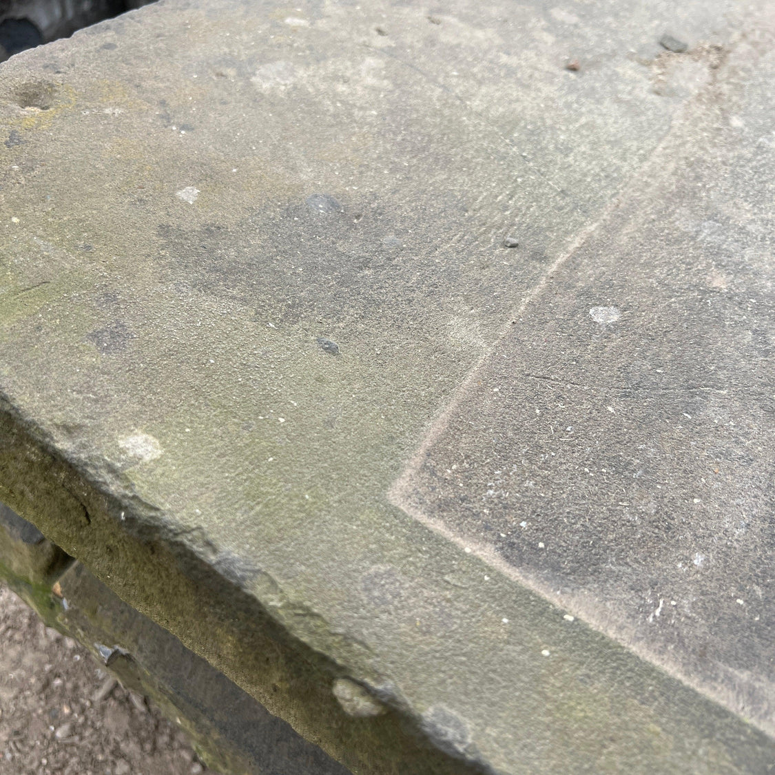 Reclaimed Yorkshire Stone Angled Wall Coping – Reclaimed Brick Company