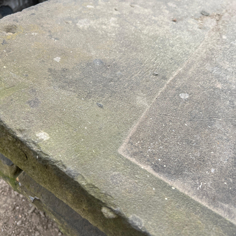 Reclaimed Yorkshire Stone Angled Wall Coping – Reclaimed Brick Company
