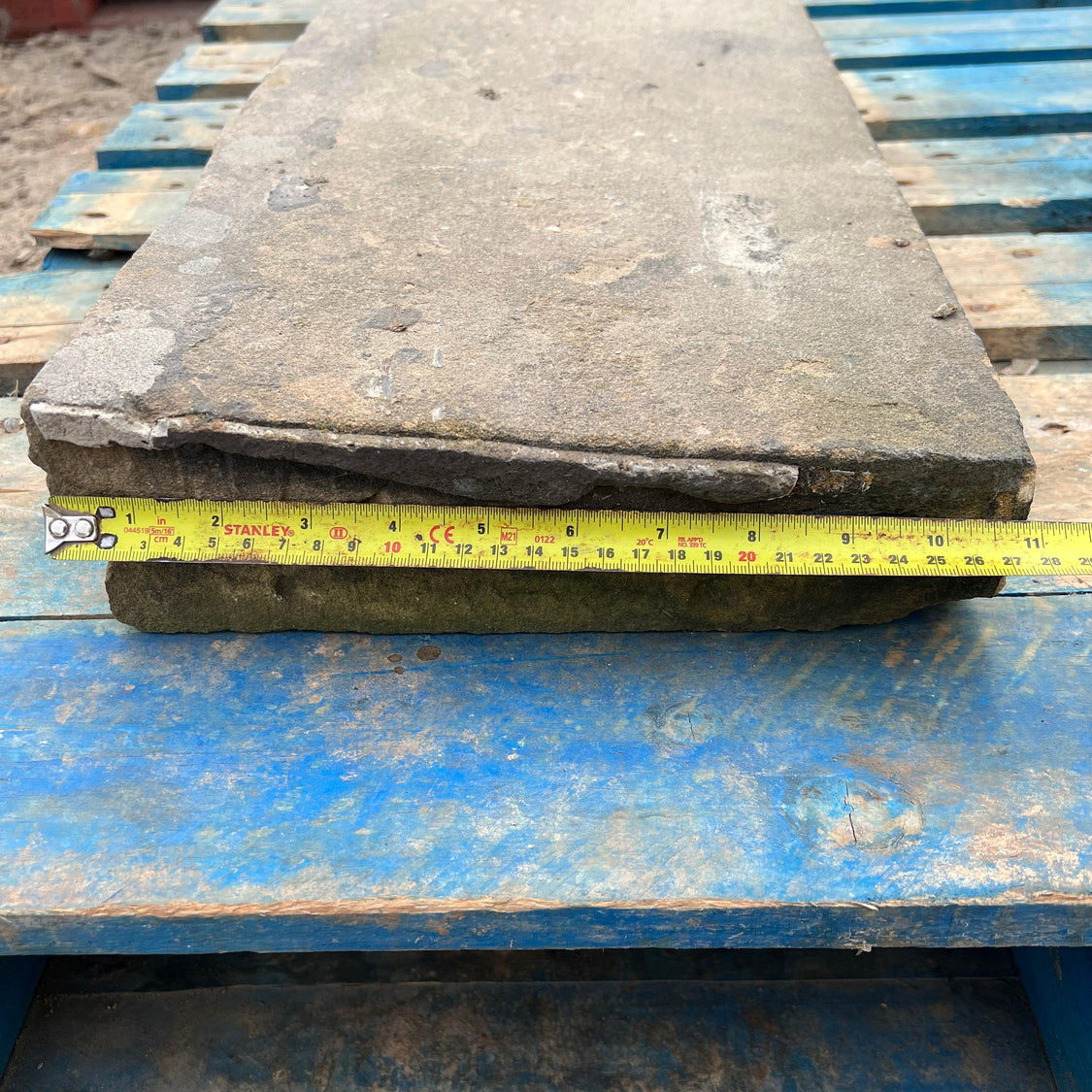 Reclaimed Yorkshire Stone Angled Wall Coping / Step – Reclaimed Brick ...