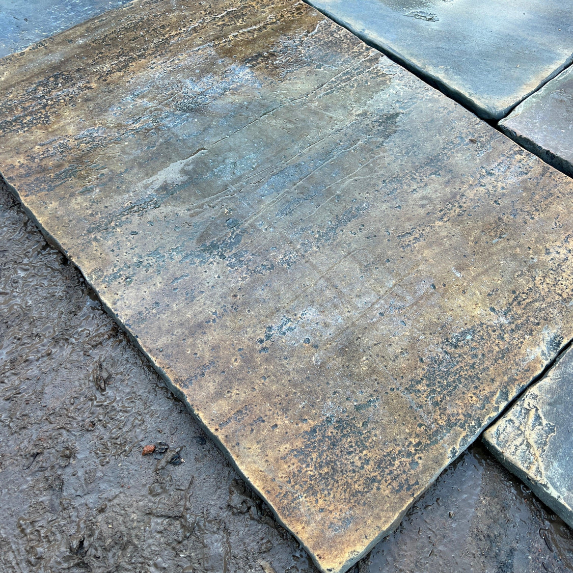 Reconstituted York Stone Paving Flag Stones – Reclaimed Brick Company