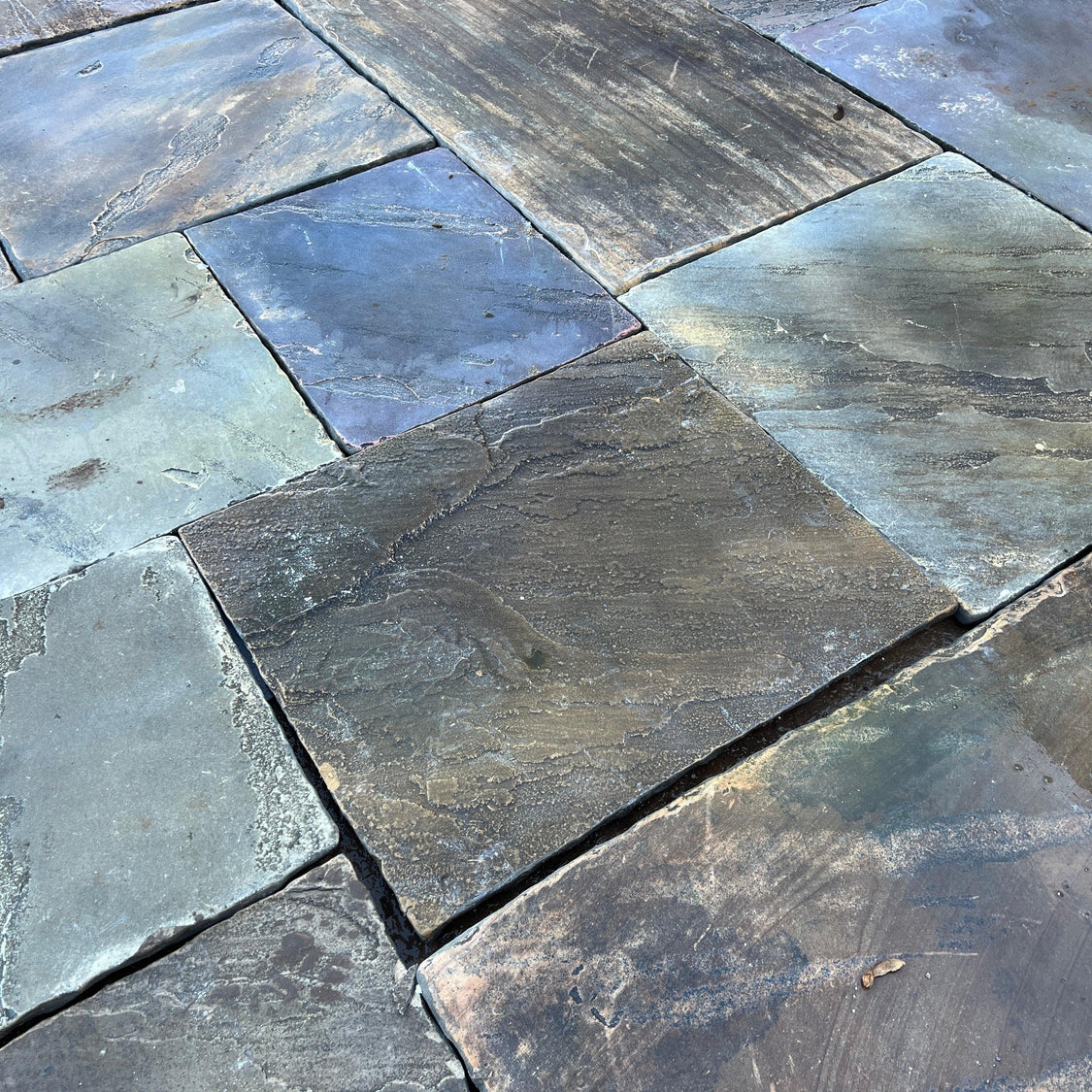 Reconstituted York Stone Paving Flag Stones – Reclaimed Brick Company