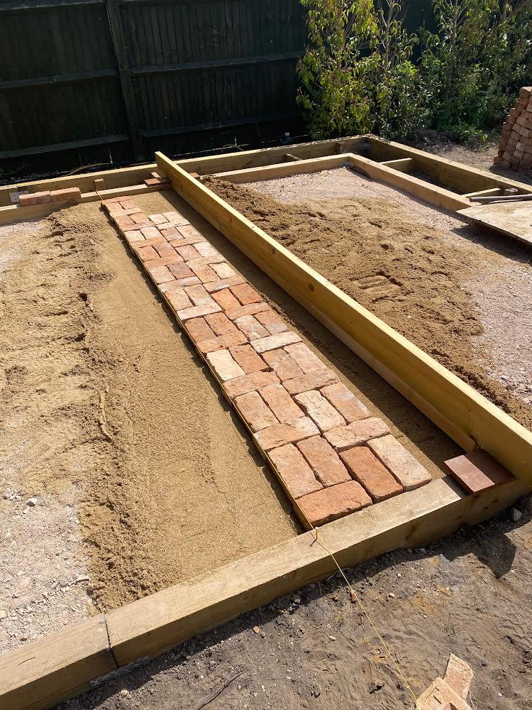 Suntrap City Garden with Victorian Paving Bricks in Central London ...
