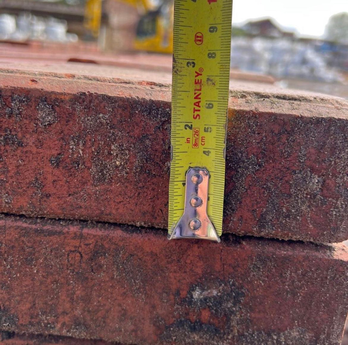 Used Red Clay Block Paving Pavers - 200mm x 100mm – Reclaimed Brick Company