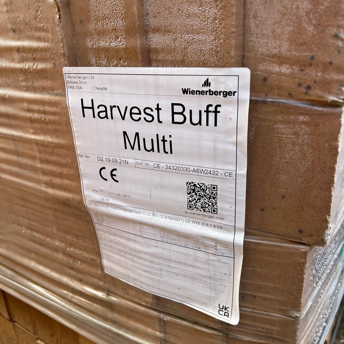 Wienerberger Harvest Buff Multi Facing Brick | Yellow Bricks ...